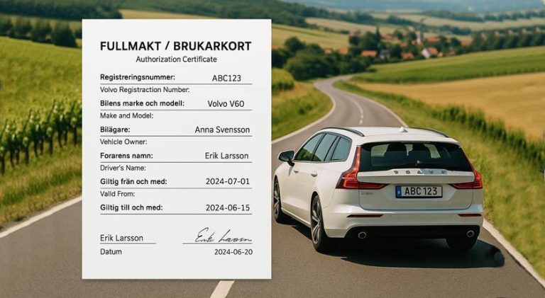Fullmakt & intyg för att köra någon annans bil utomlands – vad gäller? - Dagensprocess.se